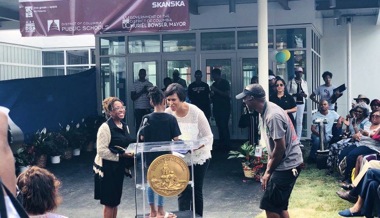 Mayor Bowser Cuts the Ribbon at the Newly Modernized Boone Elementary ...