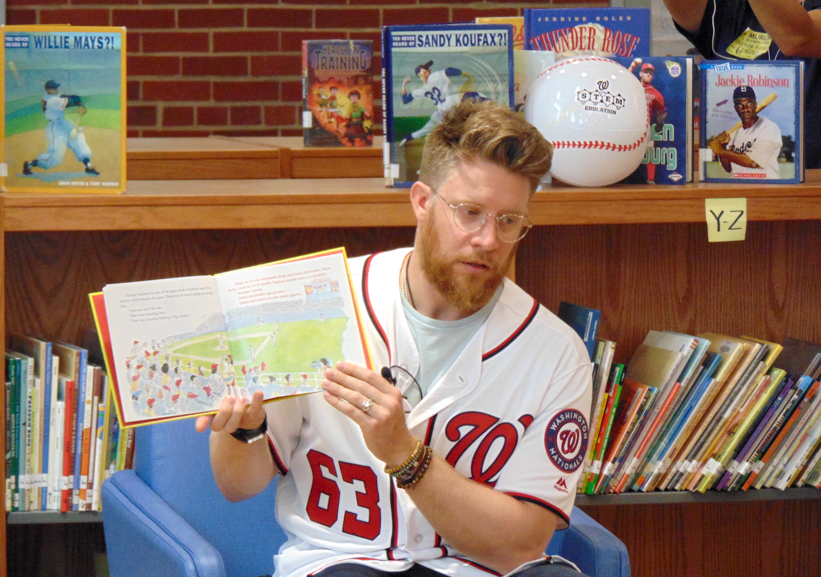 Nationals pitcher Sean Doolittle talks summer reading with local ...